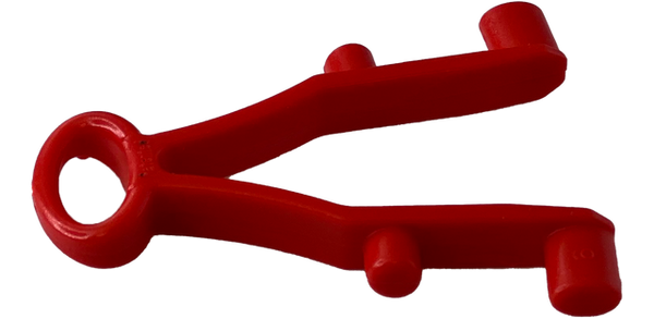 Red Double Button Spring Clip Replacement - 4 Pack - Skimlite